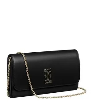 Cartier Leather C De Chain Wallet