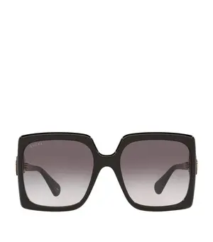 Gucci Oversized Square Sunglasses - Black