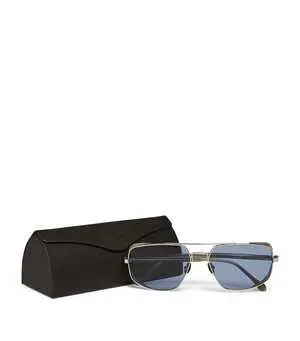 Matsuda Side-shield Aviator Sunglasses