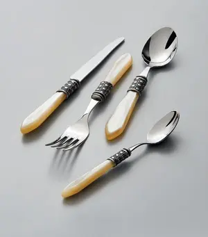 BUGATTI Optical Stainless Steel 24-piece Cutlery Set