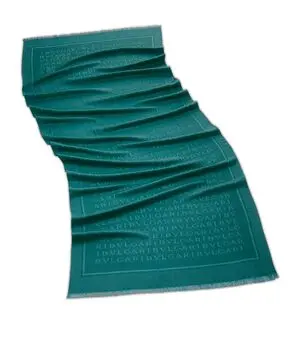 BVLGARI Silk-wool Logo Stole