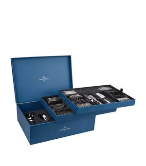 VILLEROY & BOCH Piemont 113-piece Cutlery Lunch Set - Silver