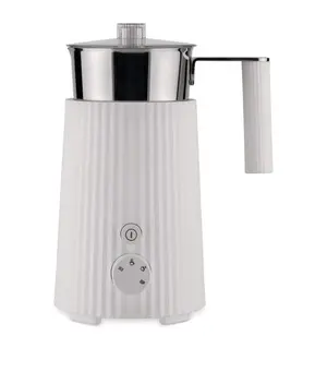 ALESSI Plissé Milk Frother - White
