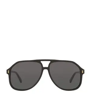 Gucci Pilot Sunglasses - Black