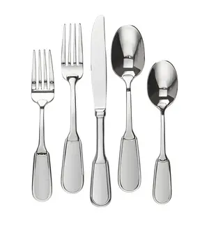 Ralph Lauren Wentworth Stainless Steel 5-piece Cutlery Set - Silver