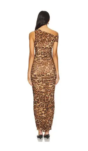 AFRM Biona Maxi Dress - Cocoa Leopard