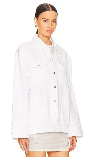 GRLFRND Jessie Drill Shirt Jacket