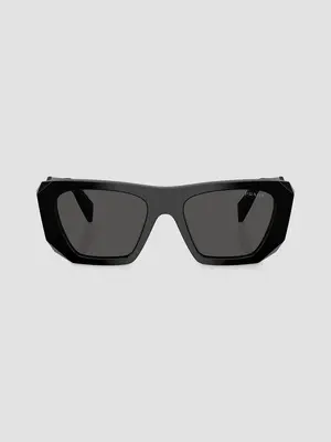 Prada 53mm Square Sunglasses - Black