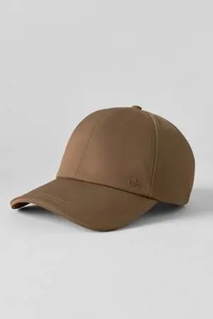 Alo Yoga Satin Off-duty Cap - Java Brown
