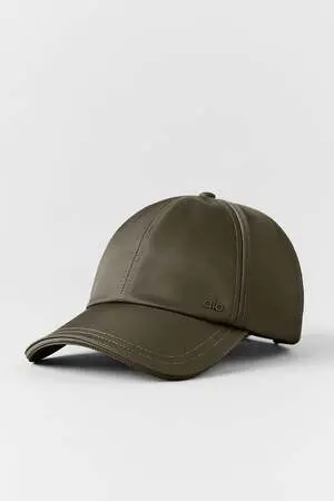 Alo Yoga Satin Off-duty Cap - Olive Tree