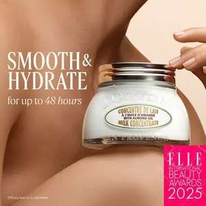 L'OCCITANE Almond Milk Concentrate Body Cream 6.90 Fl Oz
