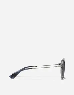 Dolce & Gabbana Aviator Sunglasses - Gunmetal
