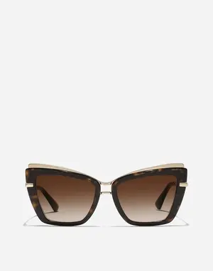 Dolce & Gabbana Metal Print Sunglasses