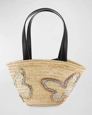 SOPHIA WEBSTER Taya Raffia Tote Bag