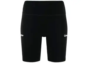Off-white Short Sports Pants For Women
