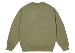 PALACE Outline P3 Crew - Olive