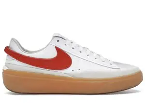 Nike Blazer Phantom Low Gum Summit Sneakers - White/dragon Red/summit White