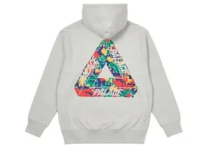 PALACE Tridigi Hood - Grey Marl