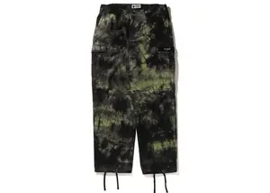 Bape Black Wash Pants For Men