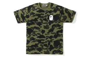 A BATHING APE 1st Camo Logo Tee Shirt - Green