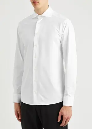Eton Stretch-jersey Shirt - White