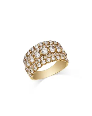 Bloomingdale'S Diamond Multi Row Ring 2.0 Tcw - Gold