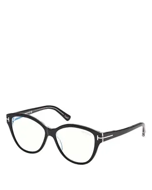 TOM FORD Cat Eye Blue Light Glasses - Black