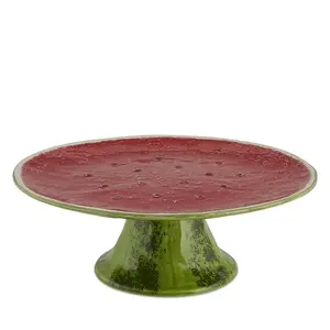 BORDALLO PINHEIRO Watermelon Cake Stand, 13 - Multi