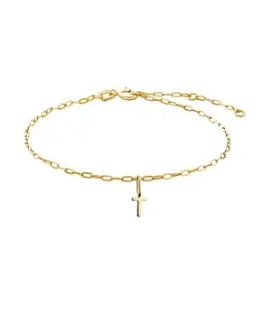 ANA LUISA Ana Luisa 10K Gold Letter Charm Bracelet Letter T Solid Gold