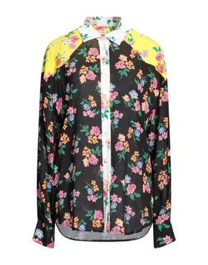 MSGM Floral-print Crepe Shirt