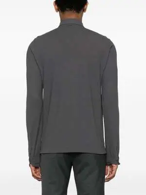 ZANONE Ice Cotton Polo Shirt - Grey