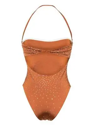 FORTE_FORTE Crystal-embellished Swimsuit