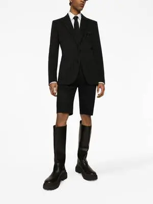 Dolce & Gabbana Logo Patch Bermuda Shorts
