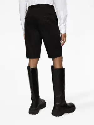 Dolce & Gabbana Logo Patch Bermuda Shorts