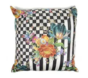 MACKENZIE-CHILDS Courtly Flower Market Pillow - One-color