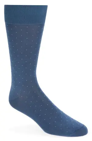 PANTHERELLA Pantherella Gadsbury Fil Coupé Dot Dress Socks