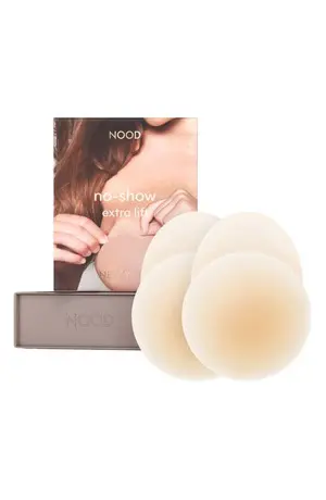 NOOD No-show Extra Lift Reusable Nipple Covers - No.3 Buff