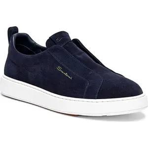Santoni Victor Slip-on Sneaker - Blue
