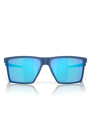 Oakley Futurity Sun 57mm Polarized Square Sunglasses - Sapphire