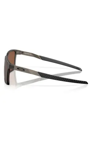 Oakley Exchange Sun 56mm Polarized Rectangular Sunglasses - Smoke