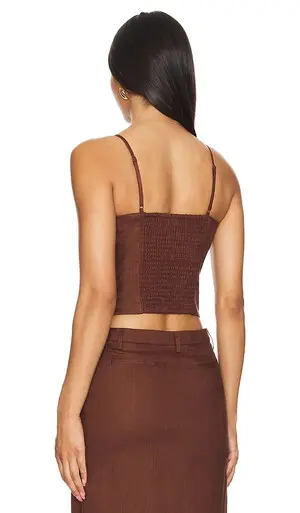 Bardot X Sita Top - Chocolate Brown