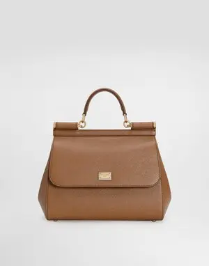 Dolce & Gabbana Large Sicily Handbag - Brown