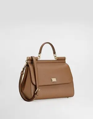 Dolce & Gabbana Large Sicily Handbag - Brown