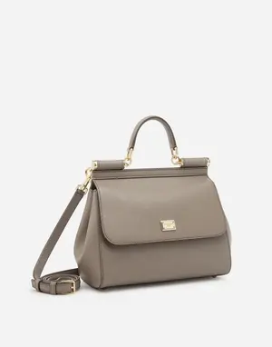 Dolce & Gabbana Large Sicily Handbag - Grey