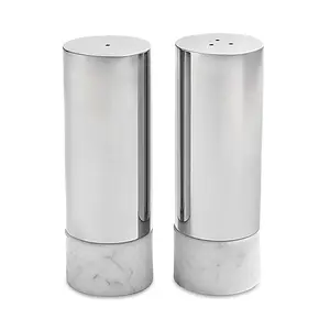 ANNA NEW YORK Dual Salt & Pepper Set - Silver