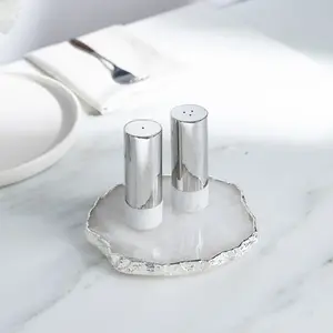 ANNA NEW YORK Dual Salt & Pepper Set - Silver