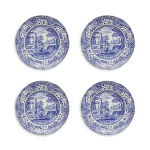 SPODE Italian Luncheon Plate, Set Of 4 - Blue
