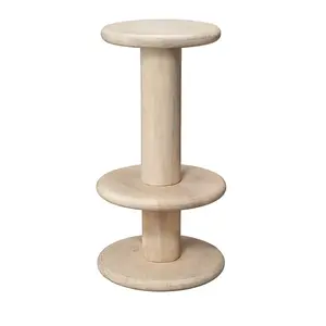 JAMIE YOUNG CO. Rye Mango Wood Barstool - White Bleach