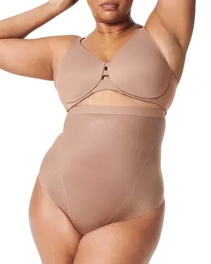 Spanx Thinstincts 2.0 High-waisted Thong Cafe Au Lait