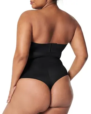 Spanx Thinstincts 2.0 High-waisted Thong - Very Black